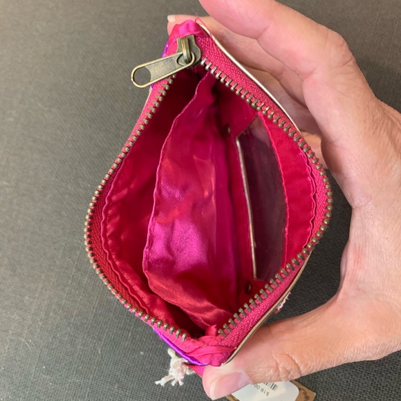 NATURAL LIFE | Bags | Natural Life Small Purse Gold Embroidered | Poshmark